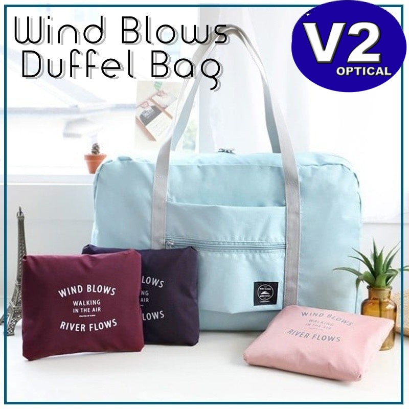 WIND BLOWS Duffel Bag Travel Bag Large Luggage Foldable Travel Bag ...