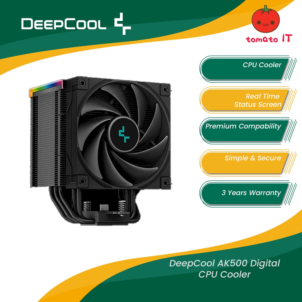 DEEPCOOL AK500 Digital CPU Cooler | Shopee Malaysia