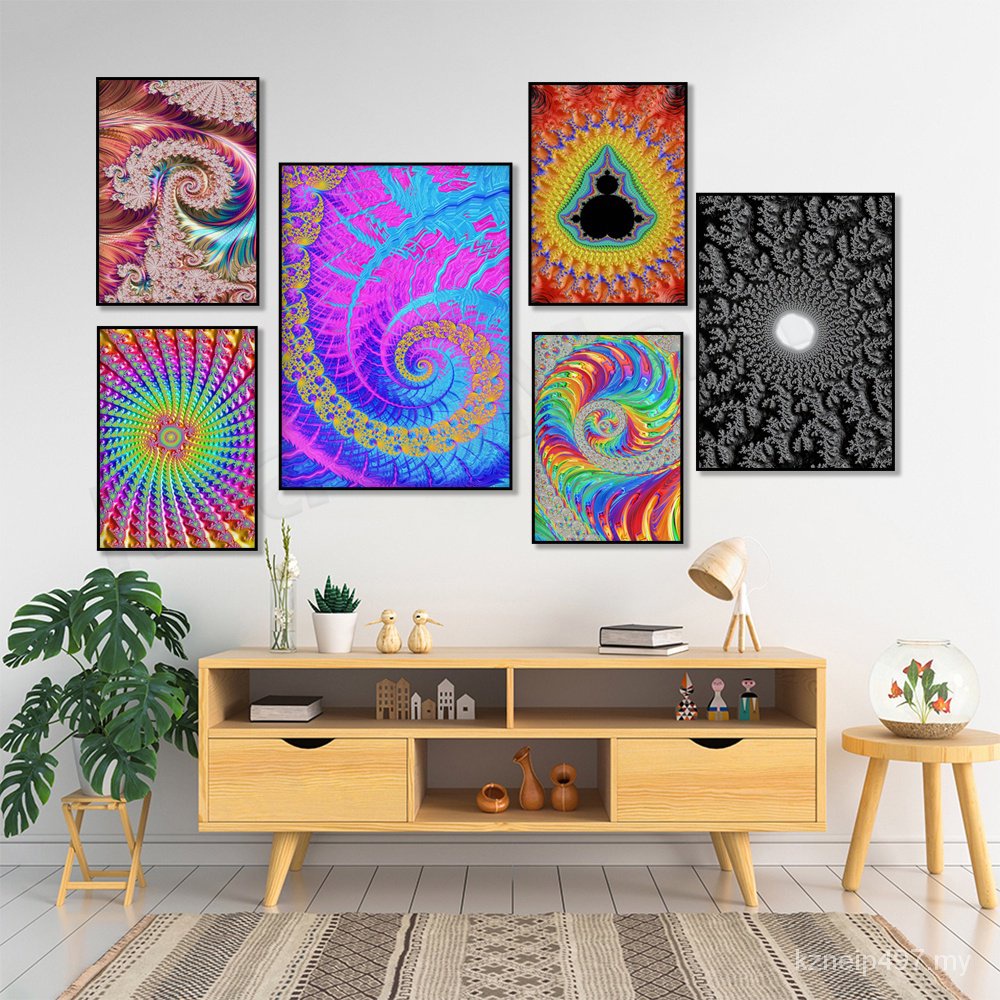 Fractal typography, hippie psychedelic, mandelbrot art, fractal math ...