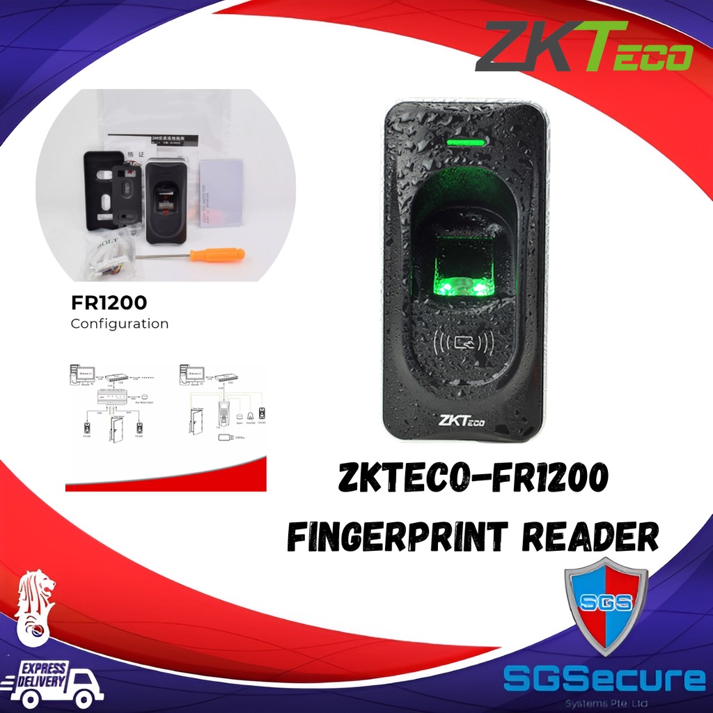 ZKTeco- Biometric Fingerprint Reader (FR1200) | Shopee Malaysia