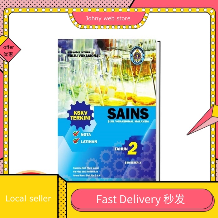 Siri Modul Latihan Kolej Vokasional: Sains Tahun 2 Semester 3 | Shopee Malaysia