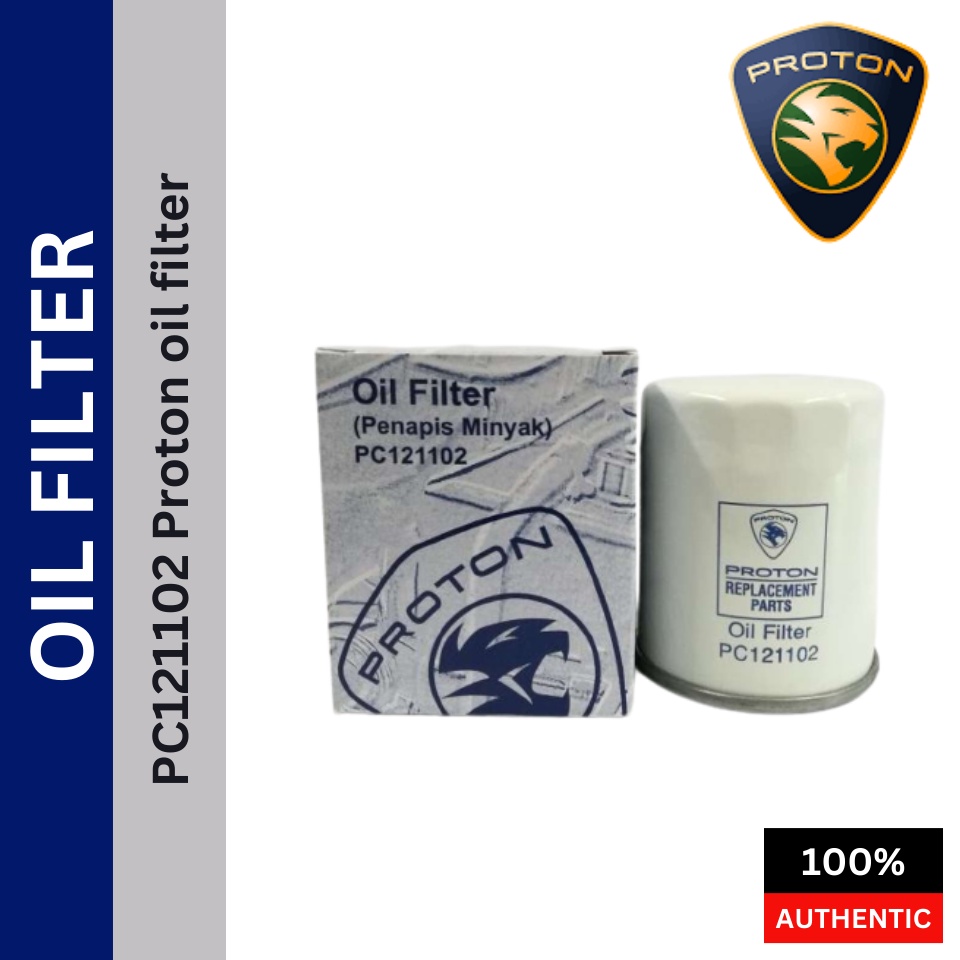 PC121102 Proton Oil Filter (100% Original) | Shopee Malaysia