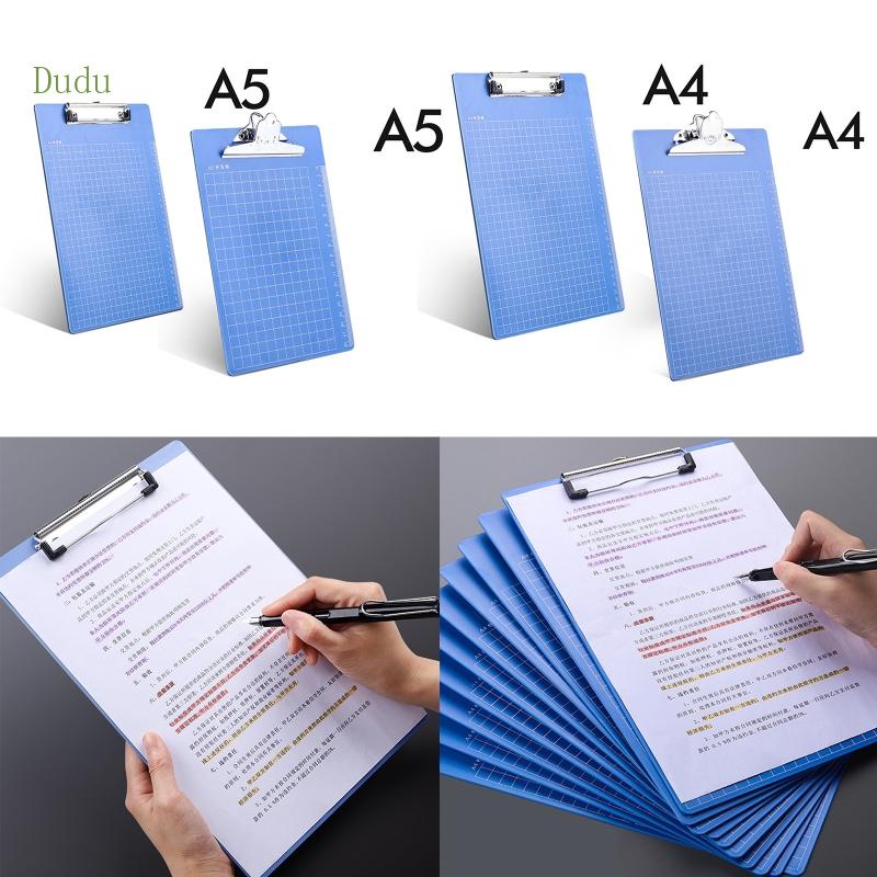 Dudu Heavy Duty Clip Board A4 A5 Clipboard Plastic Document Folder for ...