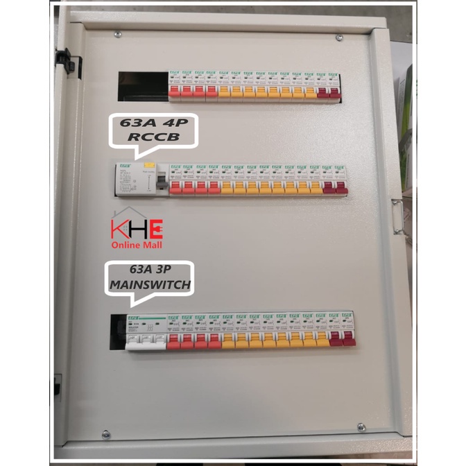 54 way 3 Row Metal Full Set DB (SINGLE PHASE/ 3PHASE )CONSUMER METAL DB ...