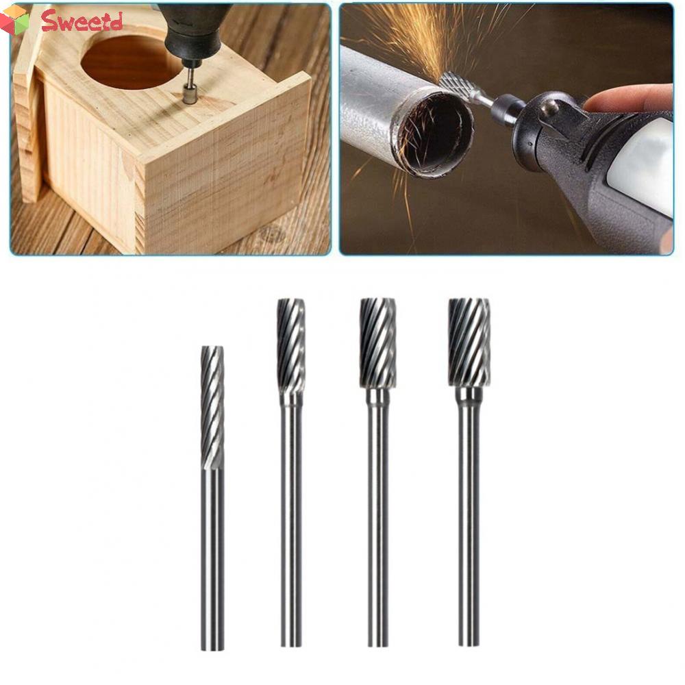 Rotary Burrs Rotary Cutter Cemented Carbide Model Engineering Silver ...