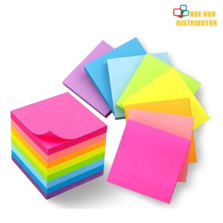 Memo Sticky Note 3 x 3" 100 Sheets Deep Color Paper Patch Reminder ...