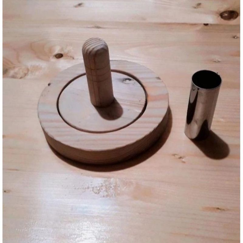 KAYU Wooden Donut Press And Donut Hole Ring/Donut Printer | Shopee Malaysia