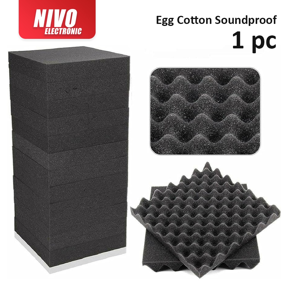 50cm x 50cm x 5cm High Density Flame Retardant Soundproof EDD Cotton ...