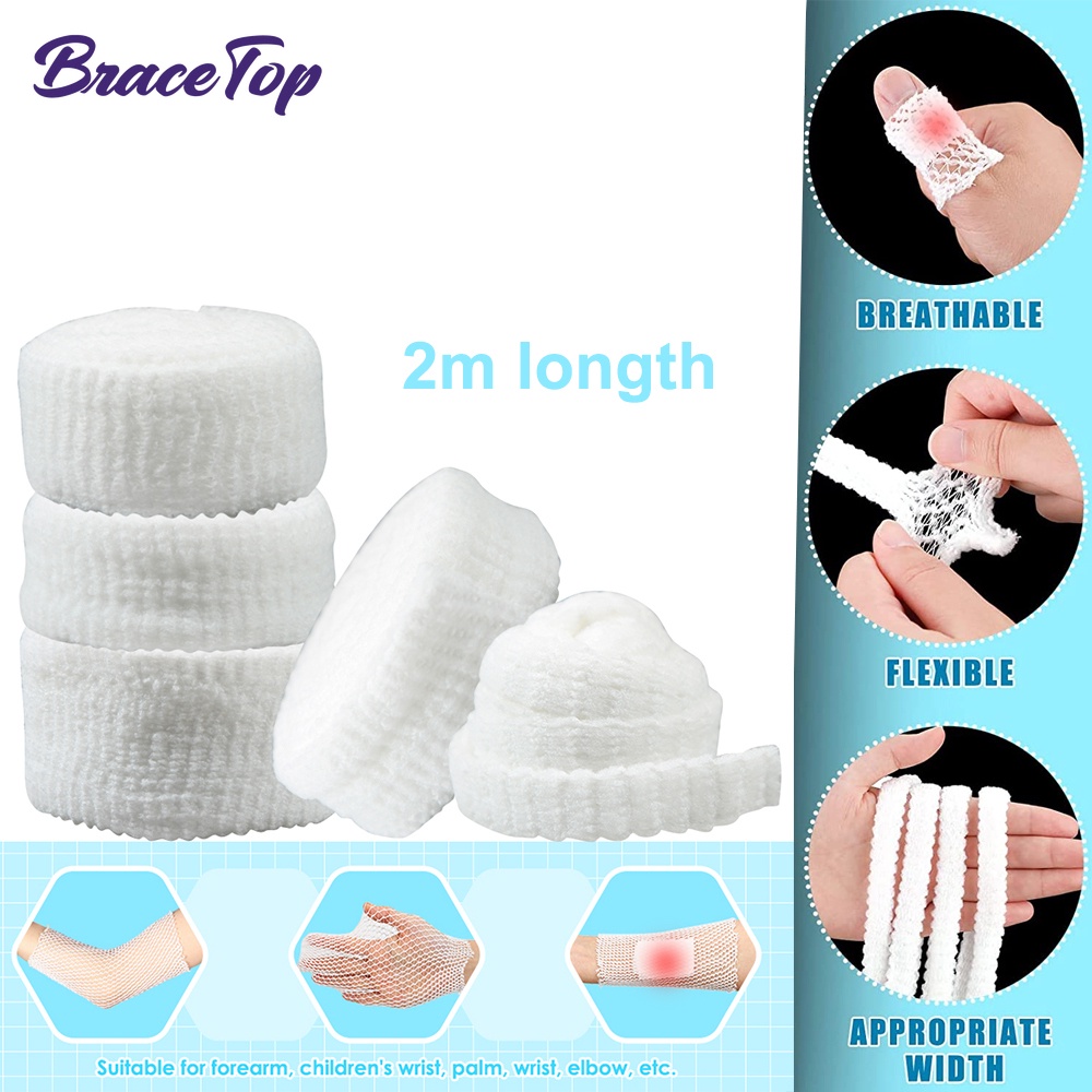 1 Roll Net Tubular Bandage for Wrist Forearm Elbow Knee Injury,Elastic ...
