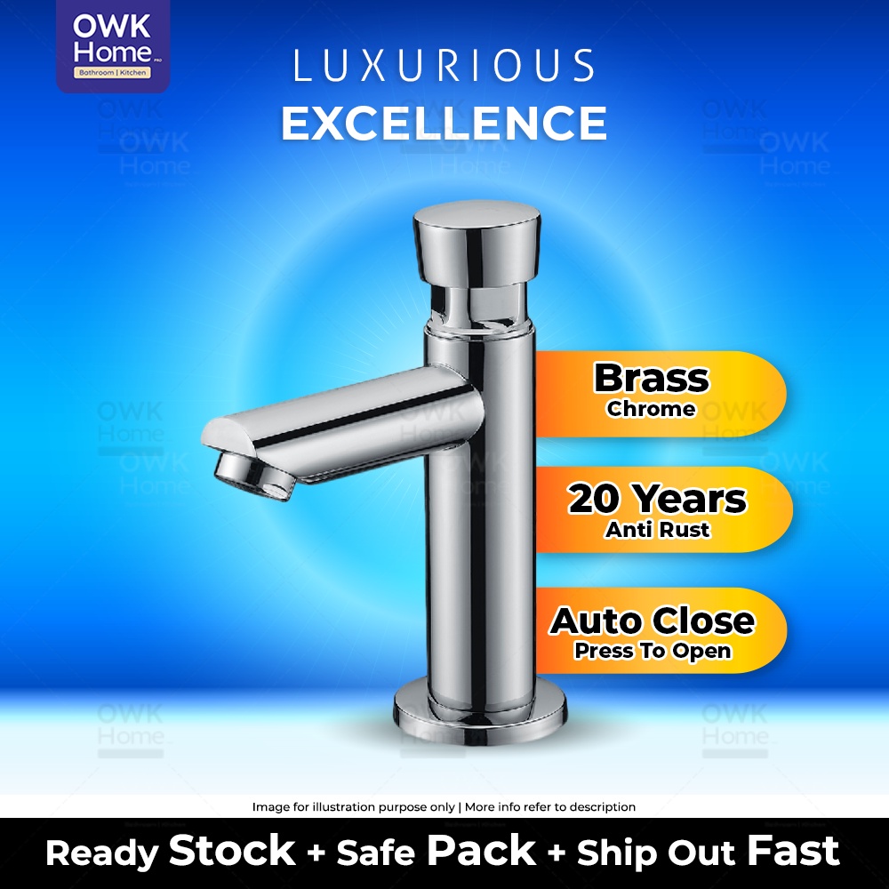 Brass Medical Tap | Auto Close Tap | Airport Tap | Hospital Tap | Auto ...