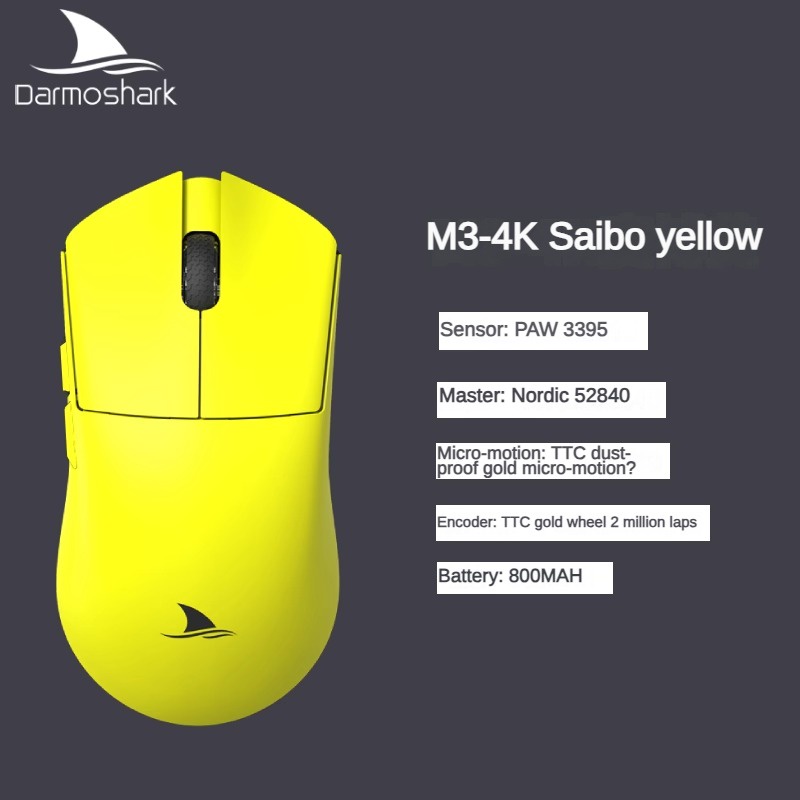 Darmoshark M3 M3Pro Mouse Lightweight PAW3395 Gaming Three-Mode ...