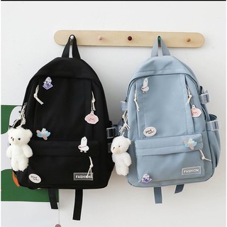 [Ready Stock] women bagpack school backpack school bag travel bag beg ...