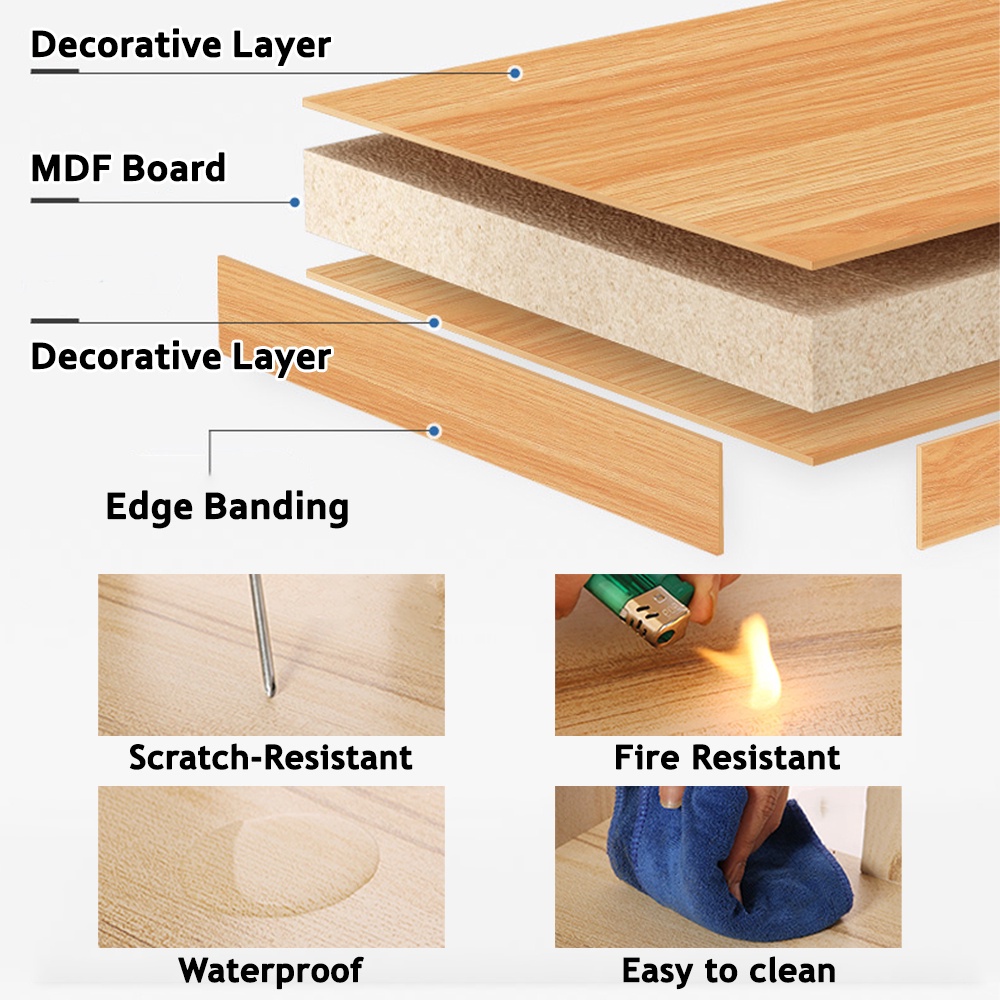 Borong365 Bookshelf Cube Storage Cabinet Almari Kotak Wood Shelf Rak ...