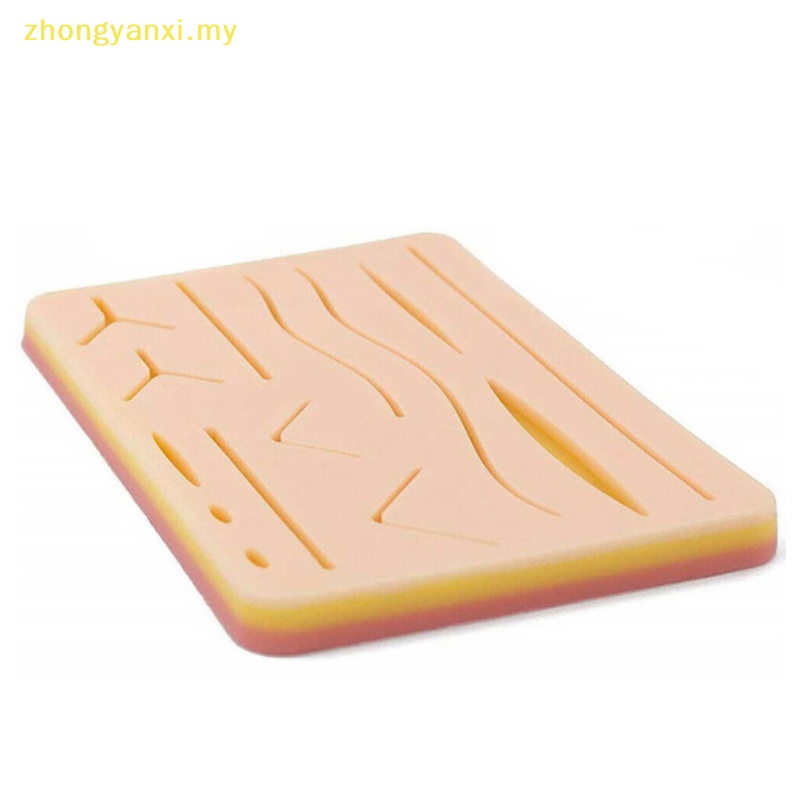 zhongyanxi Suture Practice Silicone 3 Layer Suturing Pad Human Skin ...