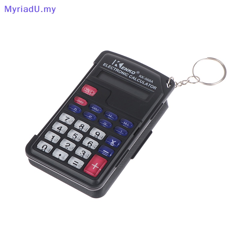 MyriadU Crystal Clear Keys Palm Flip Calculator Pocket Portable Mini ...