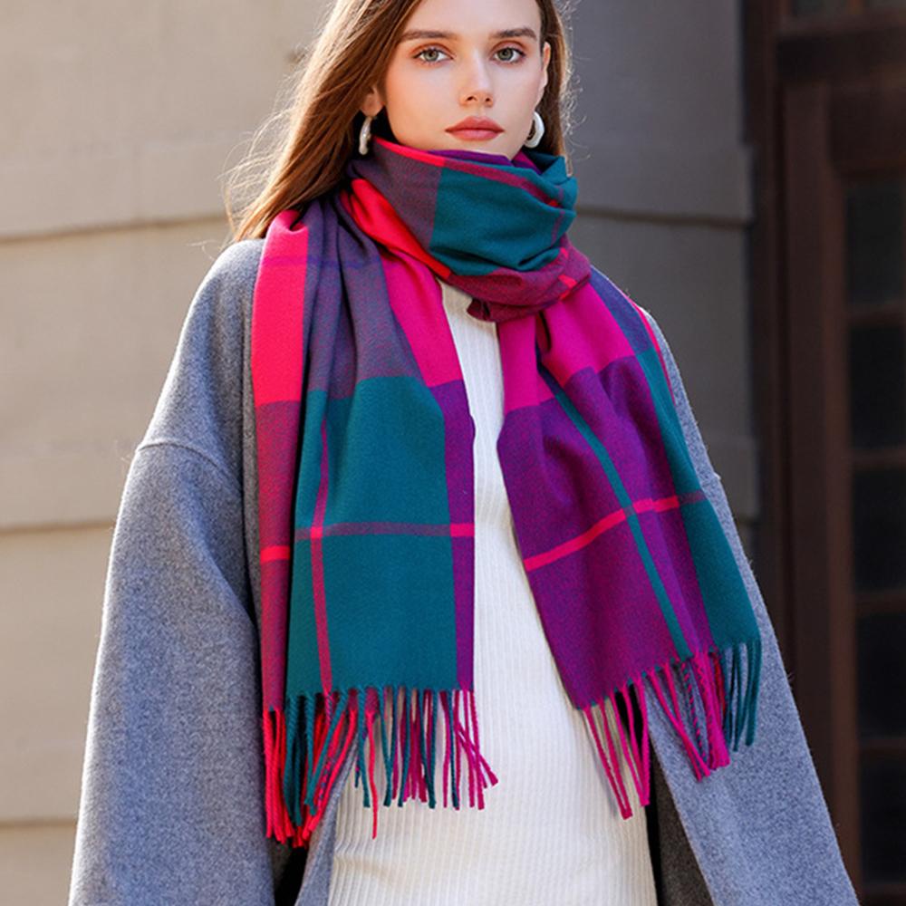 Autumn Winter Warm Shawl Scarf 73*26inch/270g Man Woman Couple Blend ...