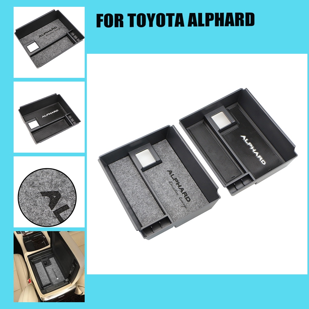 Car Armrest Storage Box for Toyota Alphard Vellfire AH30 2015 - 2019 ...