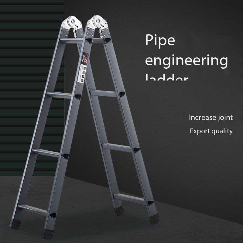 Public 2 Side Step Folding Ladder 8 Step 3.0 Meter Dual Purpose Joint ...