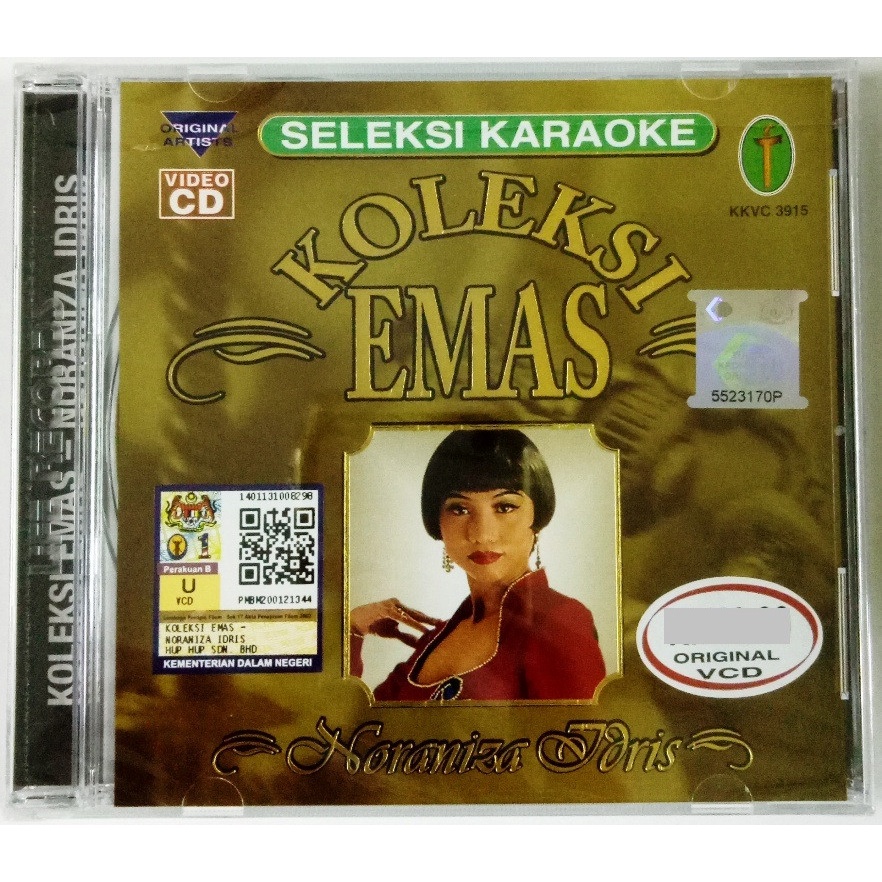 Noraniza Idris Koleksi Emas VCD Karaoke Original Artist New And Sealed ...