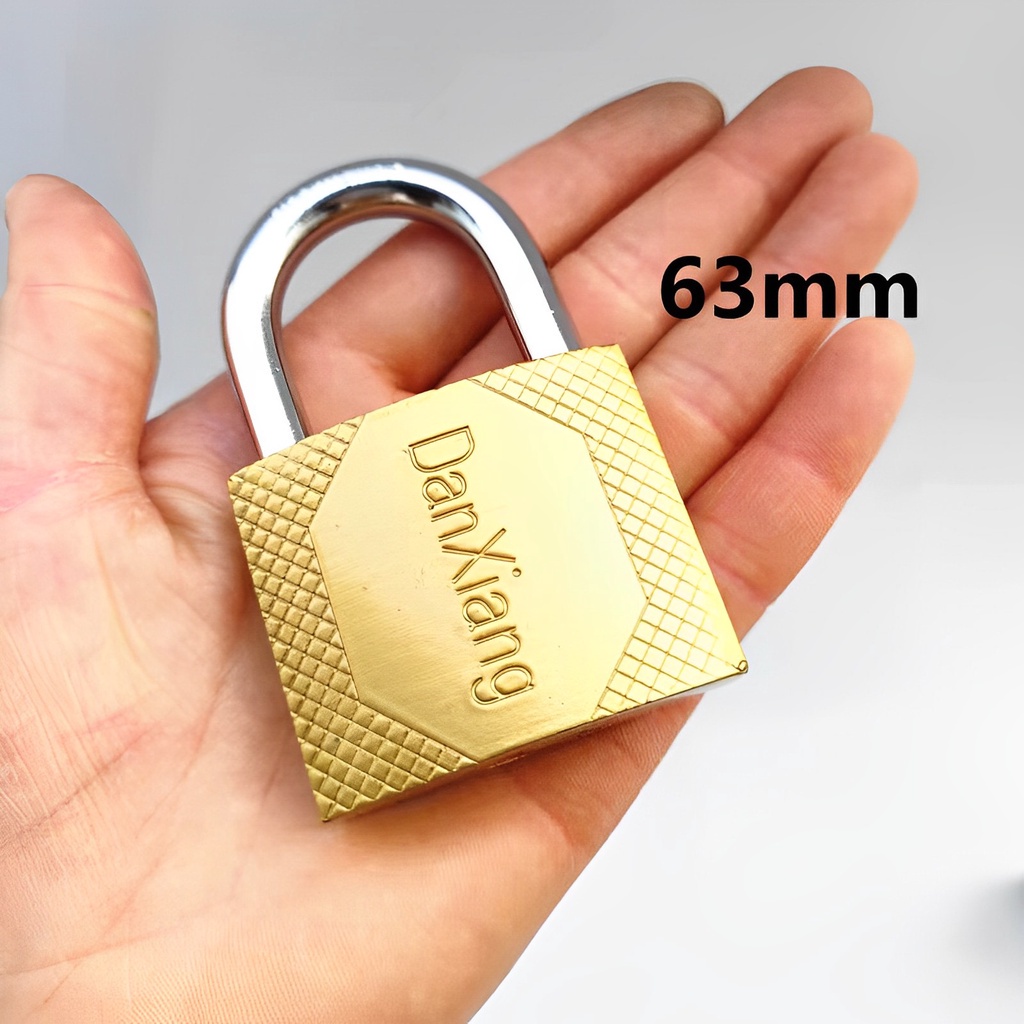 Heavy Duty Steel / Copper / Iron / Brass Padlock Security Lock Kunci ...