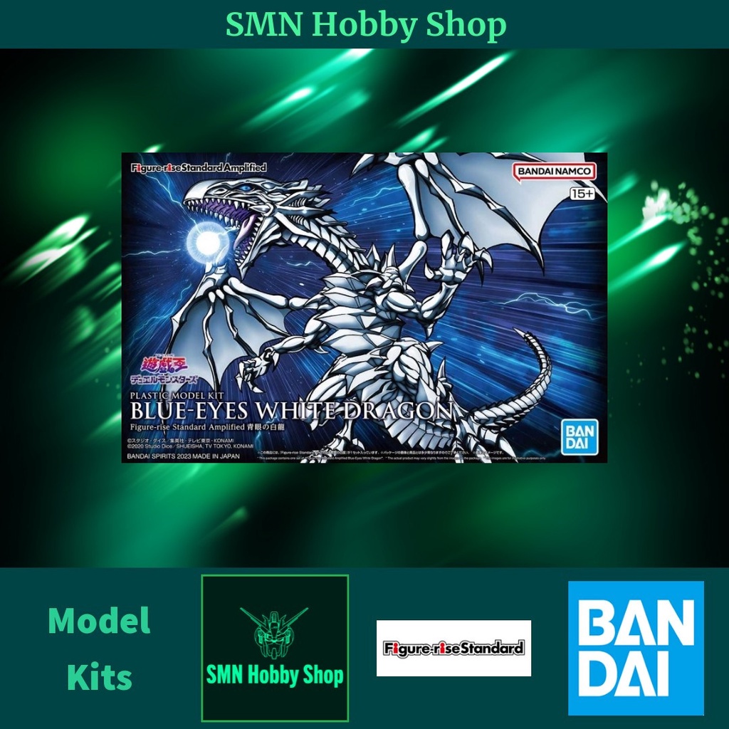 FRS Figure Rise Standard Amplified Blue Eyes White Dragon Toys Plastic ...
