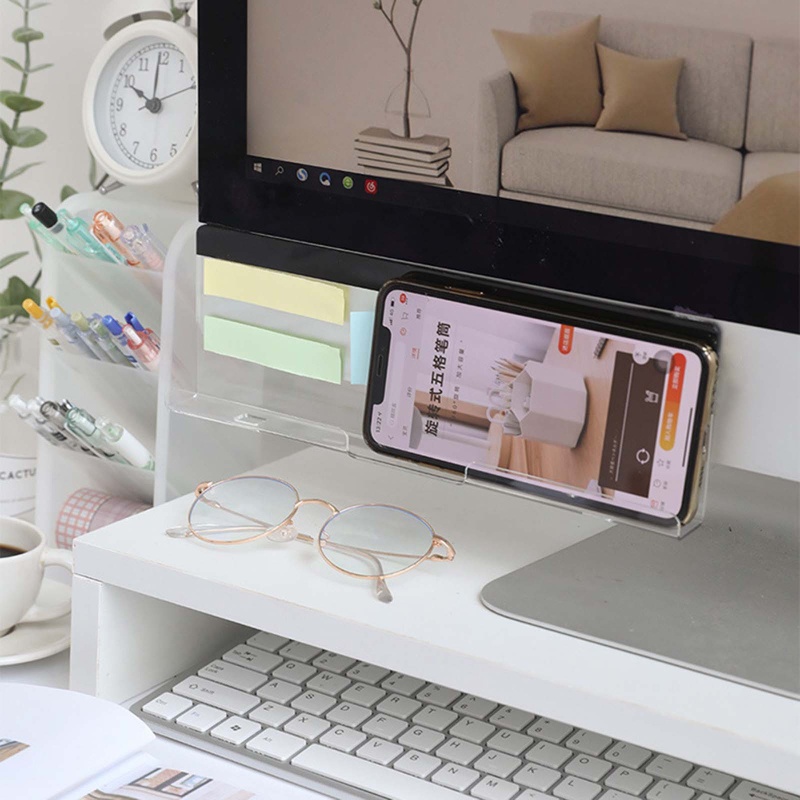 Sticky Notes Board Monitor Memo Sign Transparent Message Board with ...