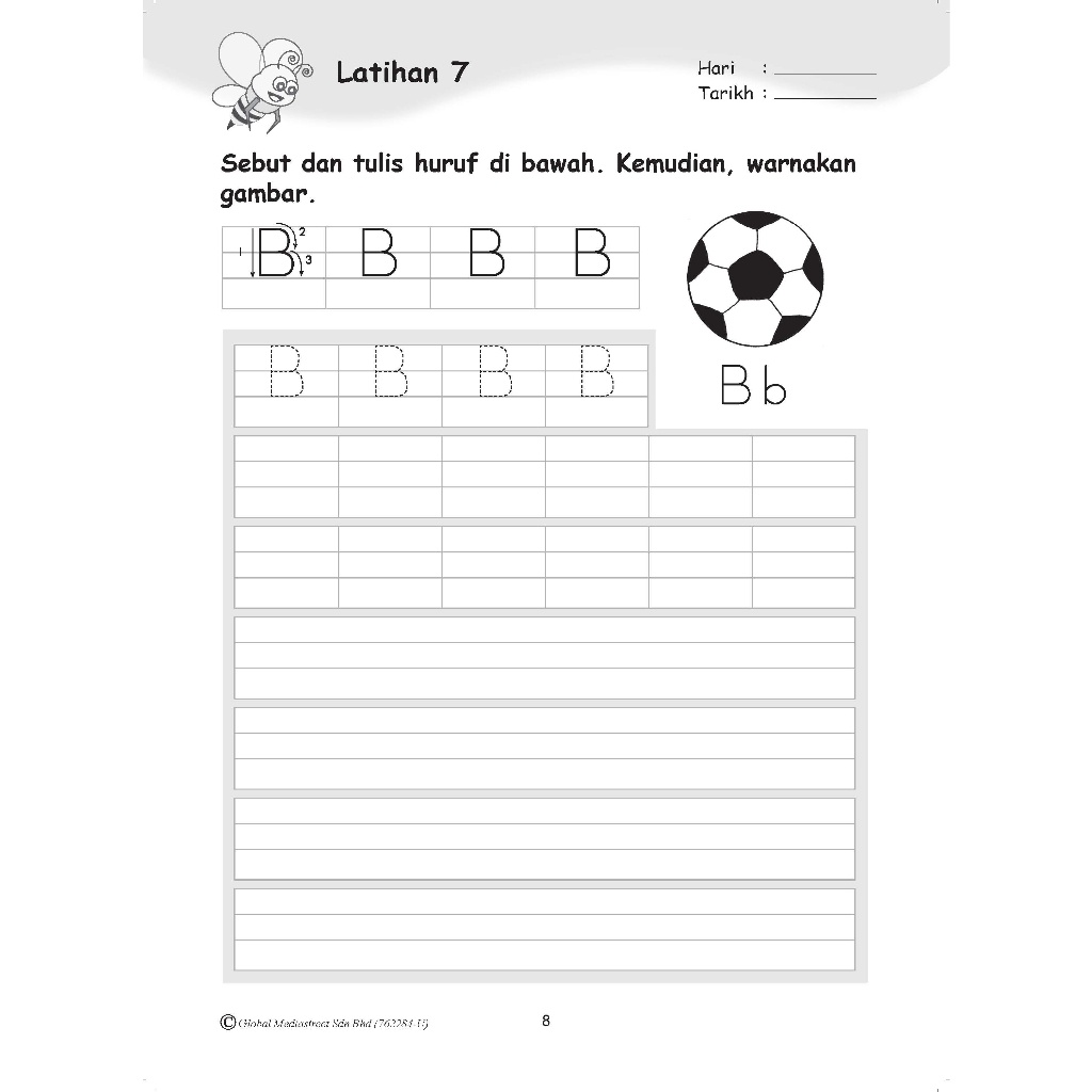 [FUNBOOK] Buku tulisan Nombor Matematik Jawi BM BI Preschool Tadika ...