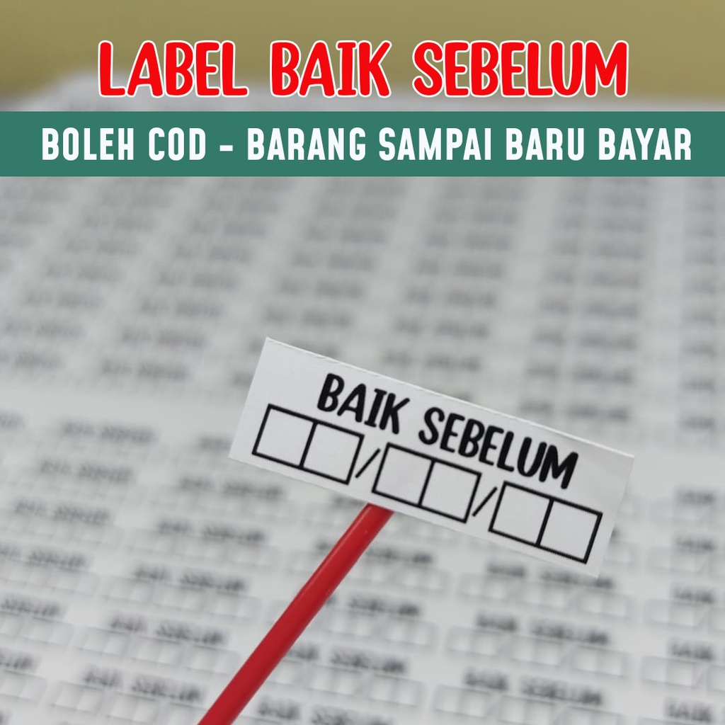 Sticker Label Expired Date Kitchen Organizer Stiker Barang Dapur Spice ...