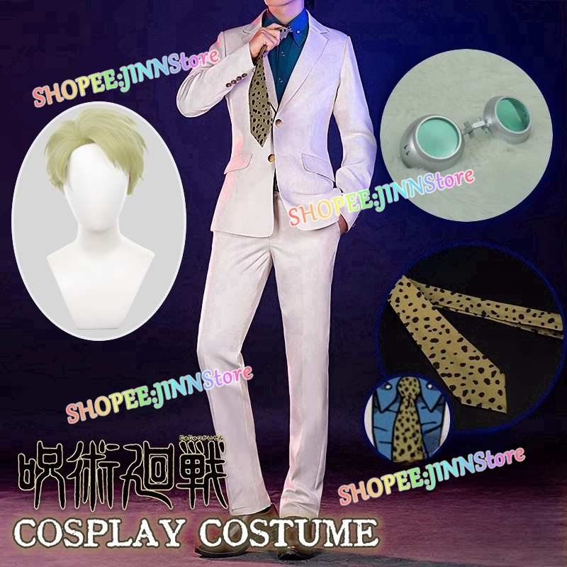 Jn Anime Jujutsu Kaisen Nanami Kento Cosplay Costume Suit Beltglassestiewig Full Set