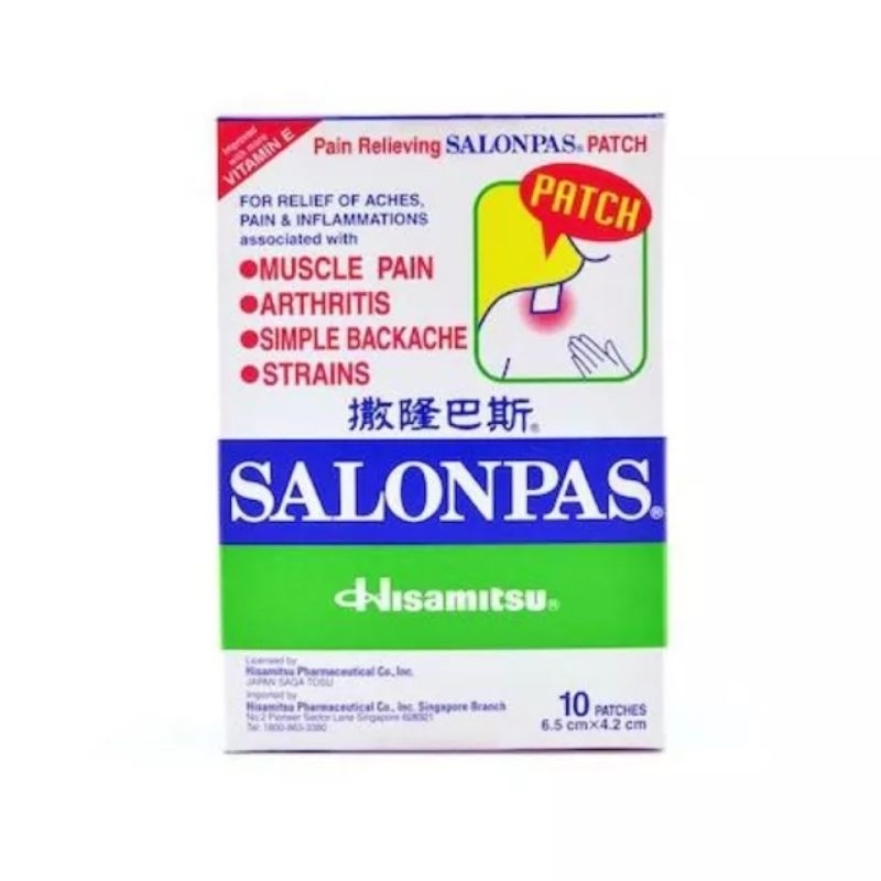 SALONPAS PATCH ( 20 PATHES ) | Shopee Malaysia