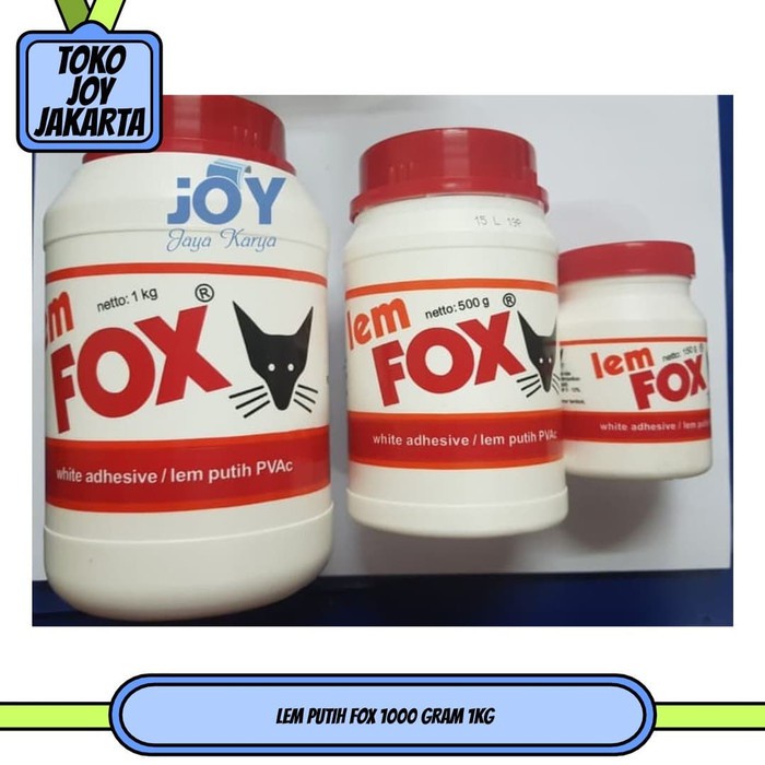 PUTIH Fox White Glue 1000gram 1KG | Shopee Malaysia