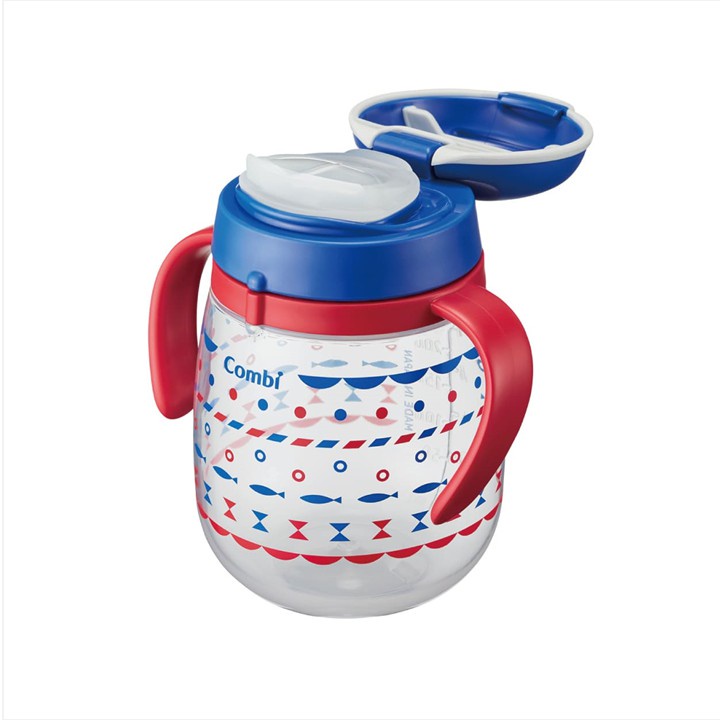 Combi Baby Lakumug First Cup Blue 340ml | Applicable Age: 5 Month+ ...