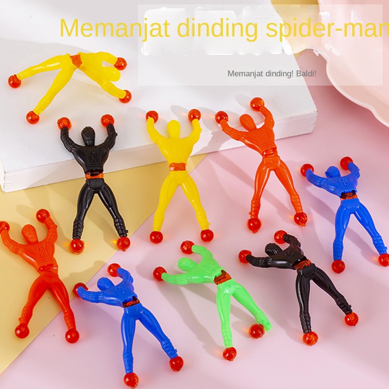 Flexible Climb Sticky Men | Wall Toy Kids Toys Climbing Flip Plastic ...
