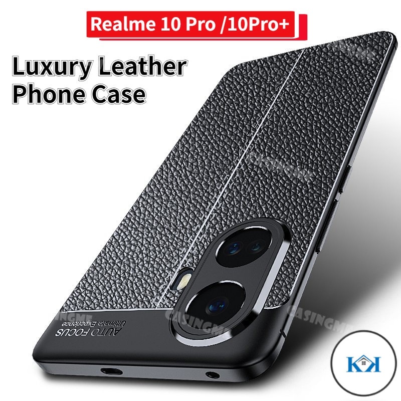 KK Realme 10 10Pro Soft TPU Leather Shockproof Casing For Realme 10 Realme10 10Pro 10Pro+ 10 Pro ...