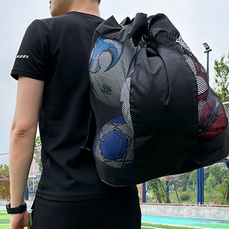 FAUSE Extra Large Mesh Ball Bag Waterproof Equipment Duffel Bag Heavy ...