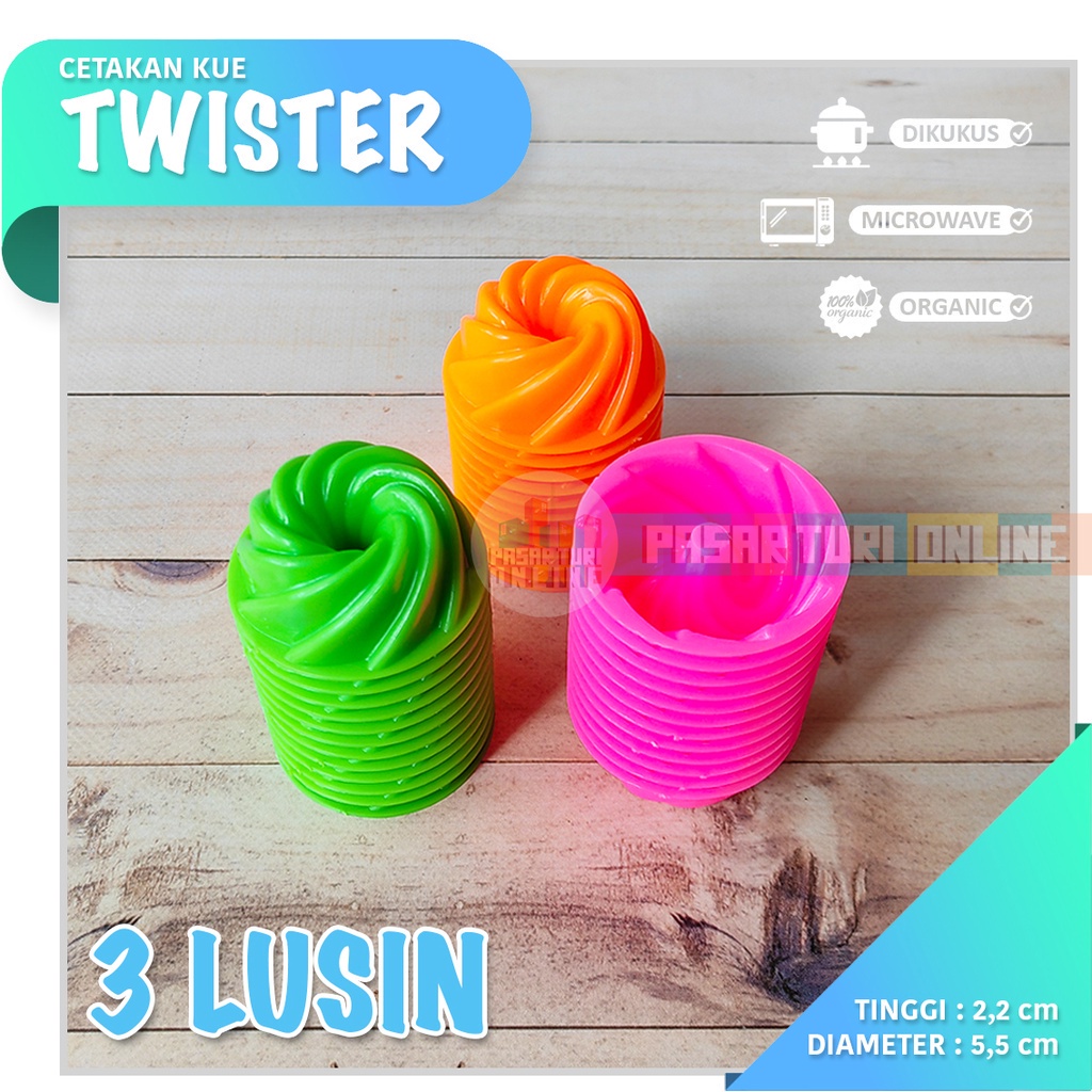 Unleash Culinary Creativity with 36 Mold Steel Cake Plastic Twisters ...