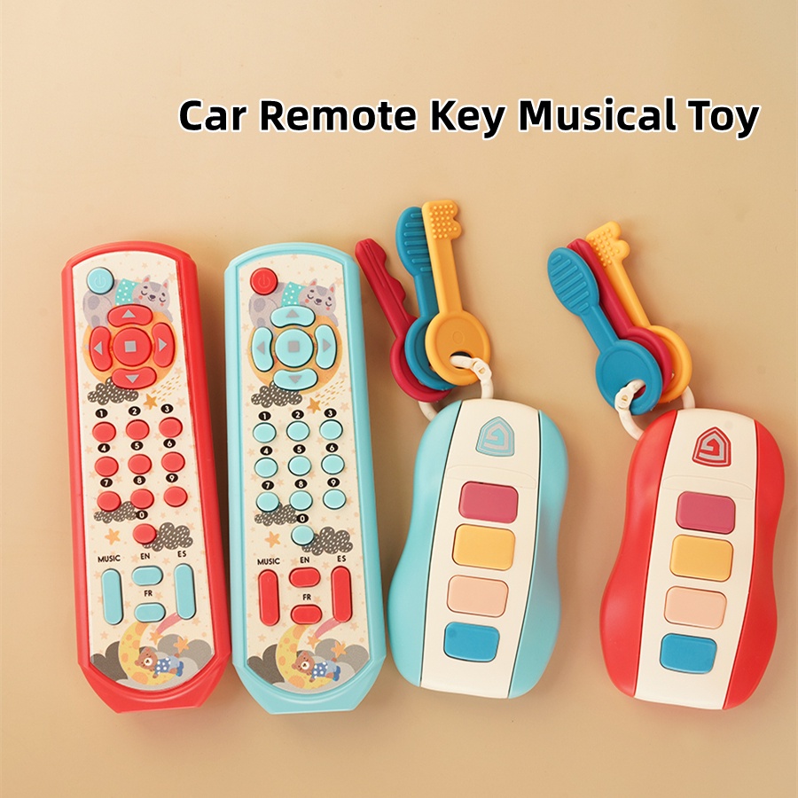 Baby Musical Toys Simulation Car Key Remote with Sound and Light for ...