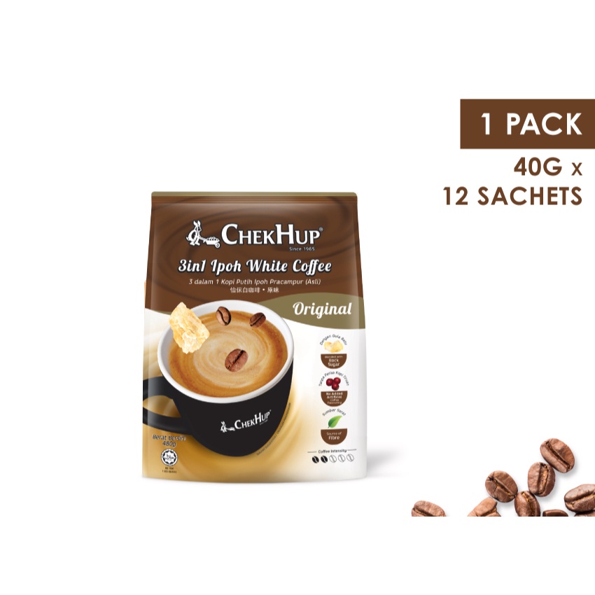 Chek Hup Ipoh White Coffee Original (40g x 12s) | Shopee Malaysia