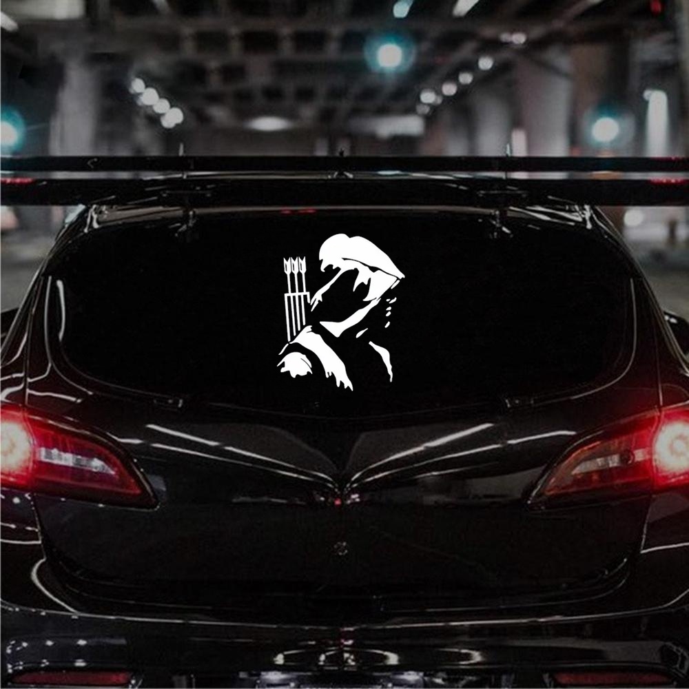 Vinyl Green Arrow Car Hood Reflect Light Decal, Trunk Logo Decal ...