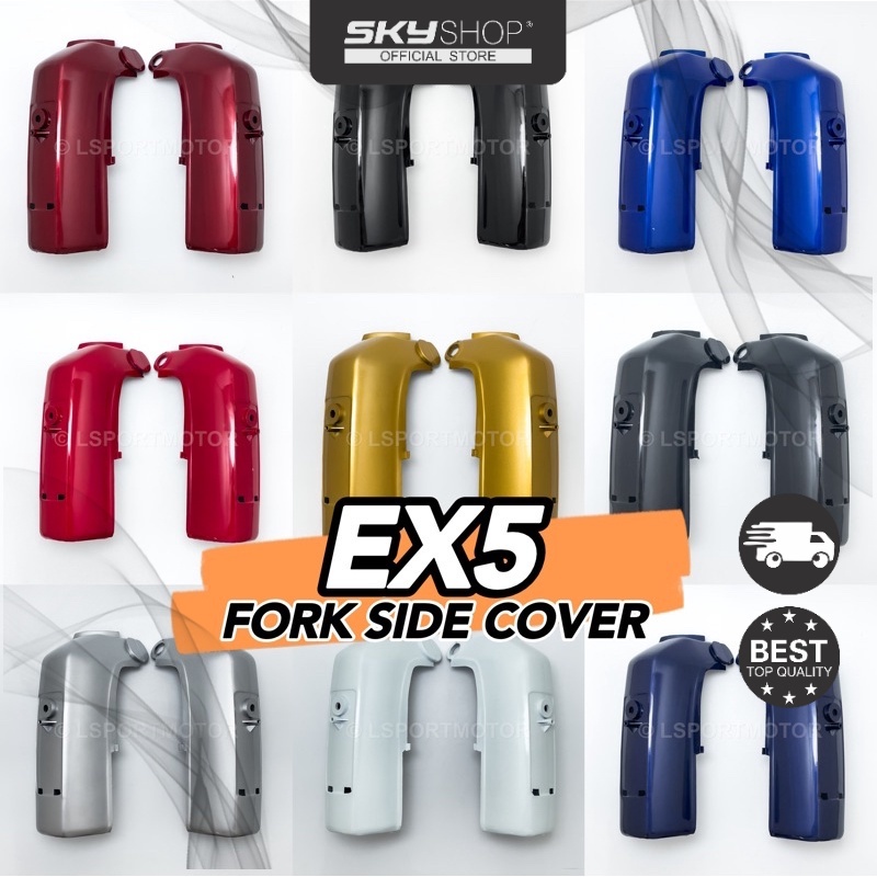 HONDA EX5 FORK SIDE COVER (R/L) DEPAN FRONT TEPI HIGHPOWER EX5 DREAM (S ...