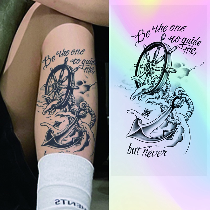 Magic Tattoo Sticker Waterproof Long Lasting 11 * 18CM Arm Fake Tattoo ...