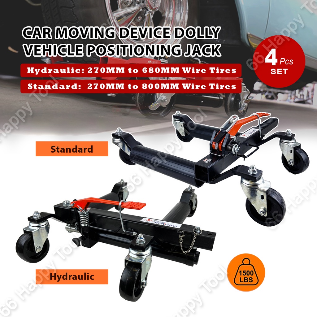 (4pcs SET) HongMa Car Moving Device Dolly Hydraulic Vehicle Positioning ...