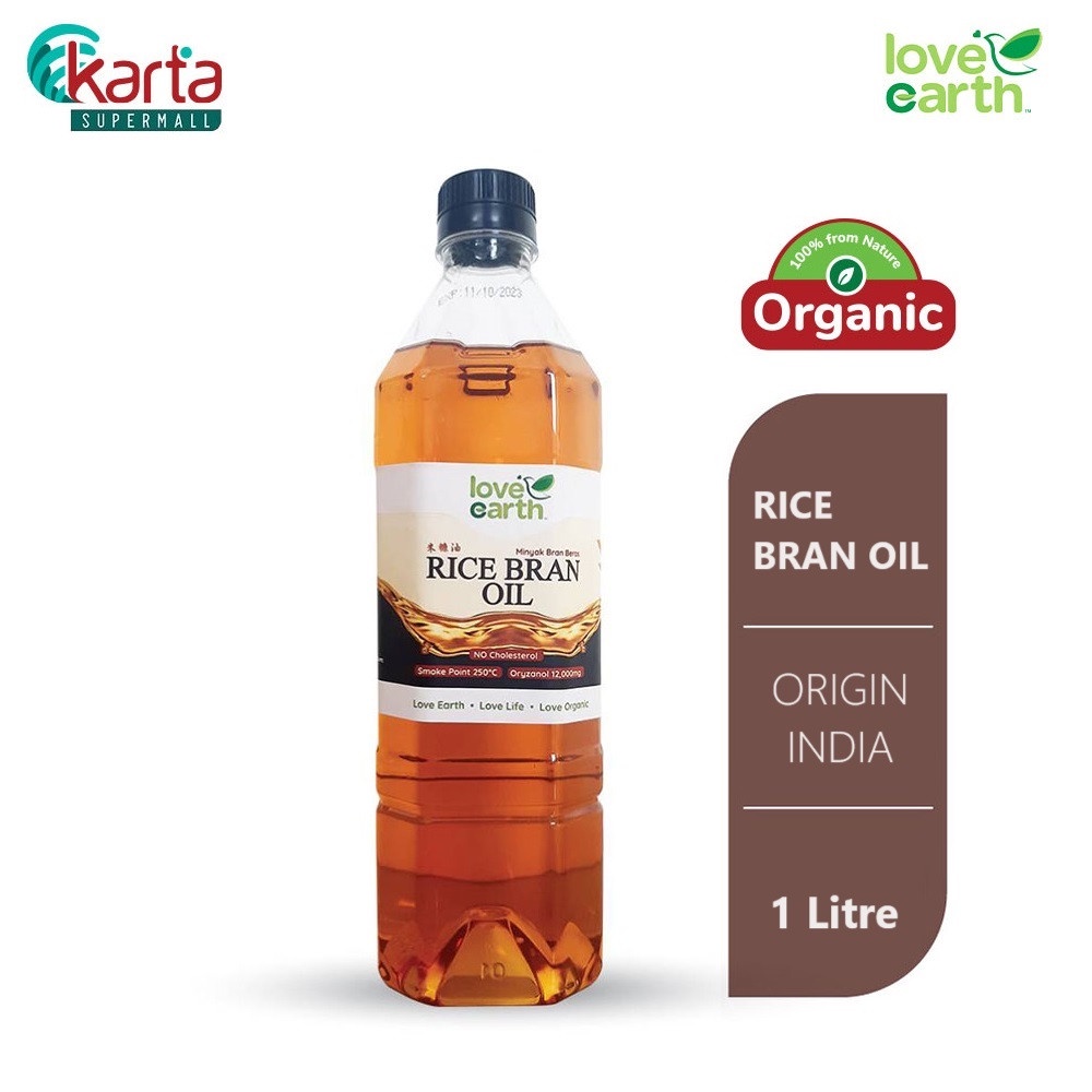 Love Earth Rice Bran Oil 1 Litre | Shopee Malaysia