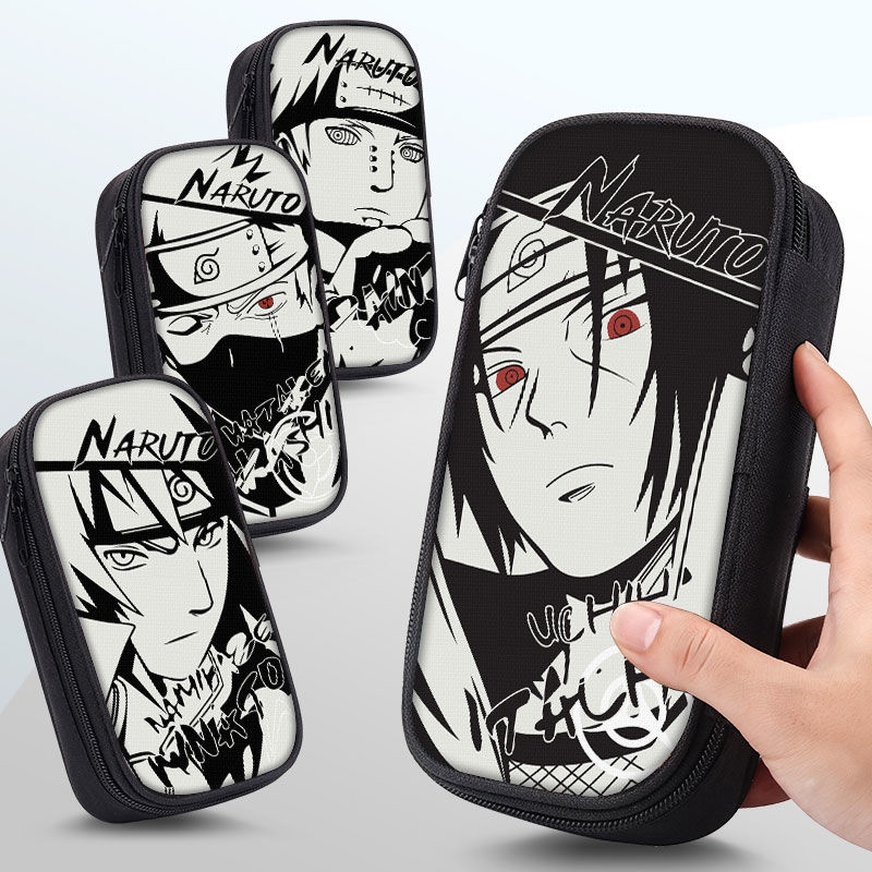 Naruto pen case stationery box pencil college elementary school student ...