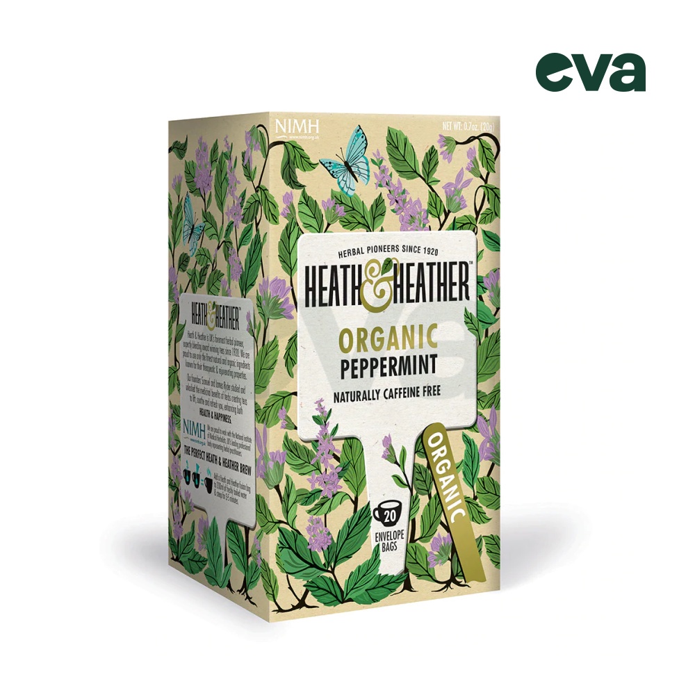(UK MADE) HEATH & HEATHER ORGANIC PEPPERMINT TEA 20 BAGS | Shopee Malaysia