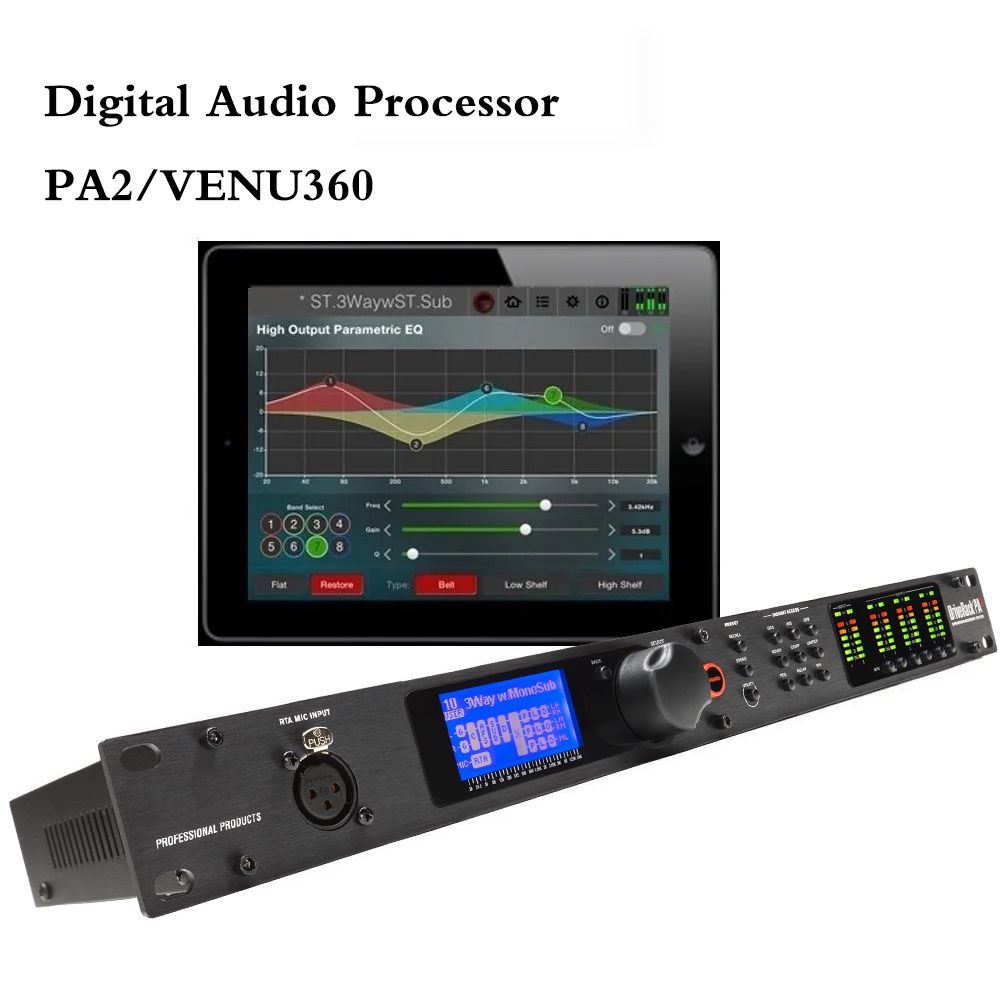 PA2/VENU360 2 Input 6 Output Stage Audio Processor Original Software ...
