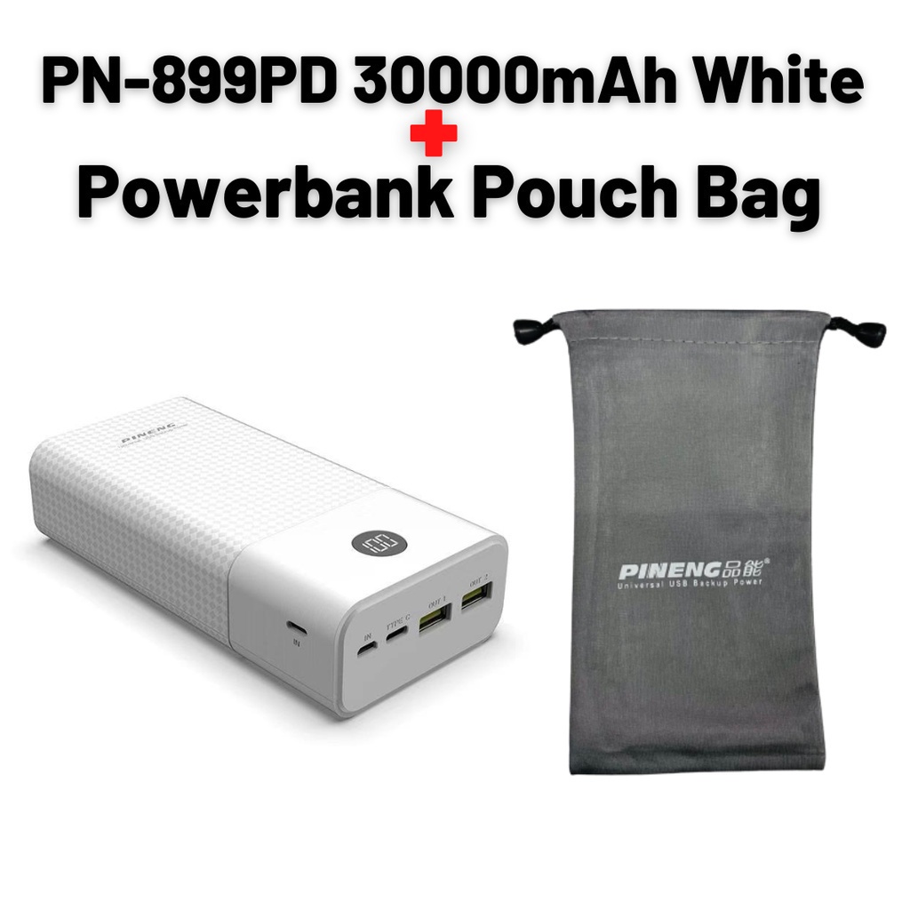 Pineng PN-899 30000mAh Powerbank 22.5W Fast Charging Power Bank Pineng ...