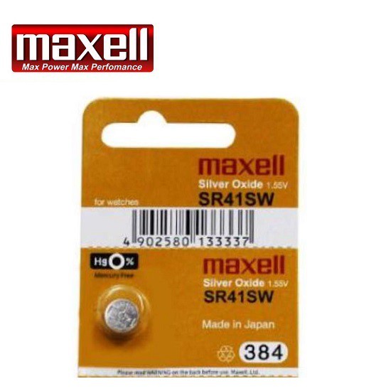 SR41SW GENUINE Maxell Silver Oxide Battery 1.55V | Shopee Malaysia