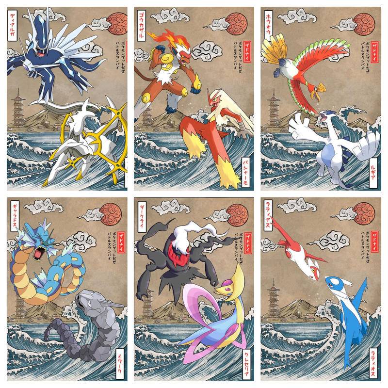 Japanese Anime Poster Pokemon Pikachu Art Portrait Comic Wave Poster ...