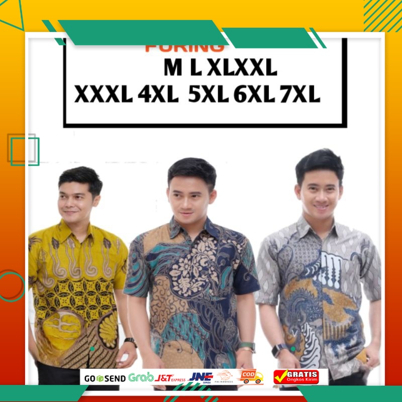 Cool MEN'S batik CLOTHES new MODELS / big size men's jumbo furing batik ...